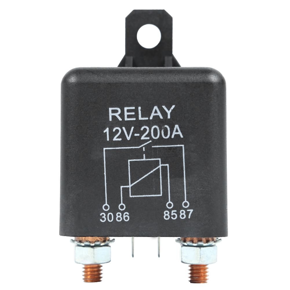 Relé Carga Continua Tipo 2 4 W Relé Automotriz Alta Corriente 12V 200A ...
