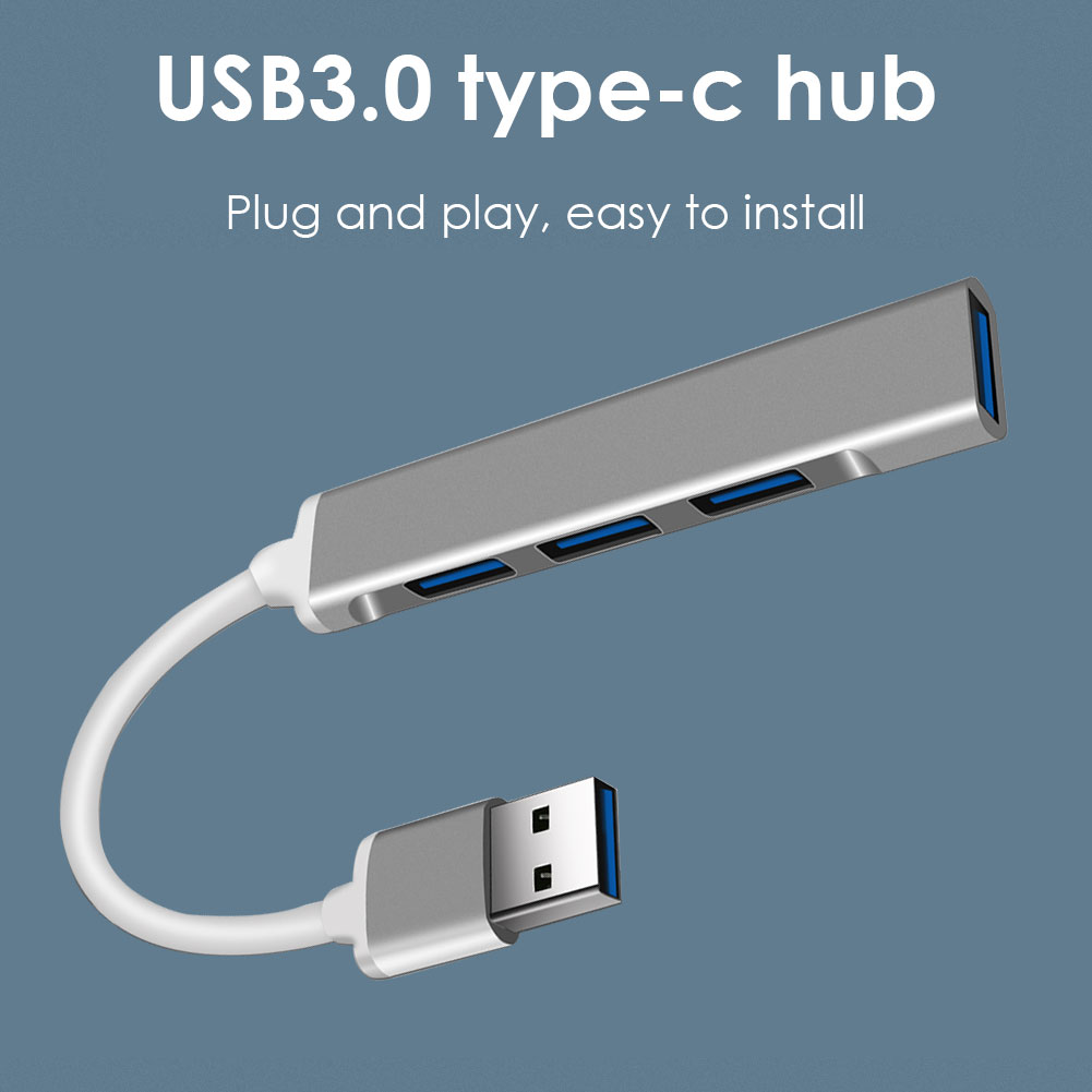 Adaptador USB C HUB Bsvklp 3.0 Tipo-C 5 Gbps Multi 4 divisores puertos | Walmart en línea